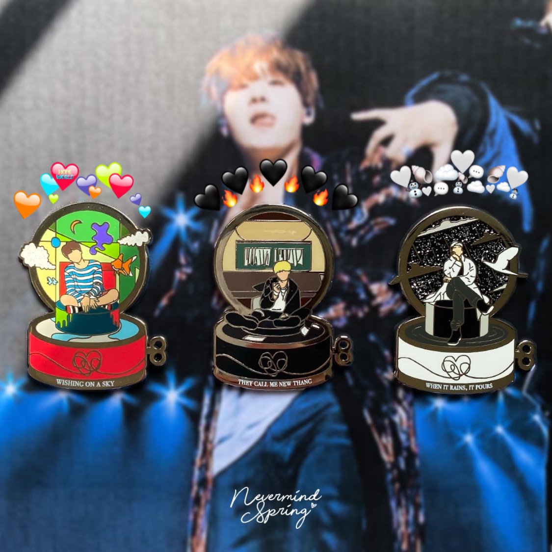 [INDIVIDUAL] Rap Line Music Box Enamel Pin 🎼 | nevermindspring