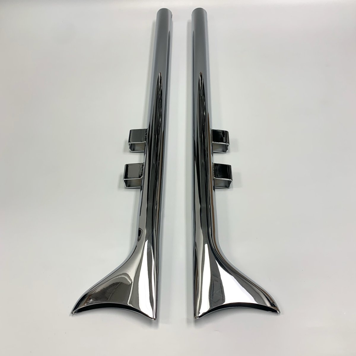 Fishtail Extensions (for 1-3/4" header pipes) / Chop Shop Industries ...