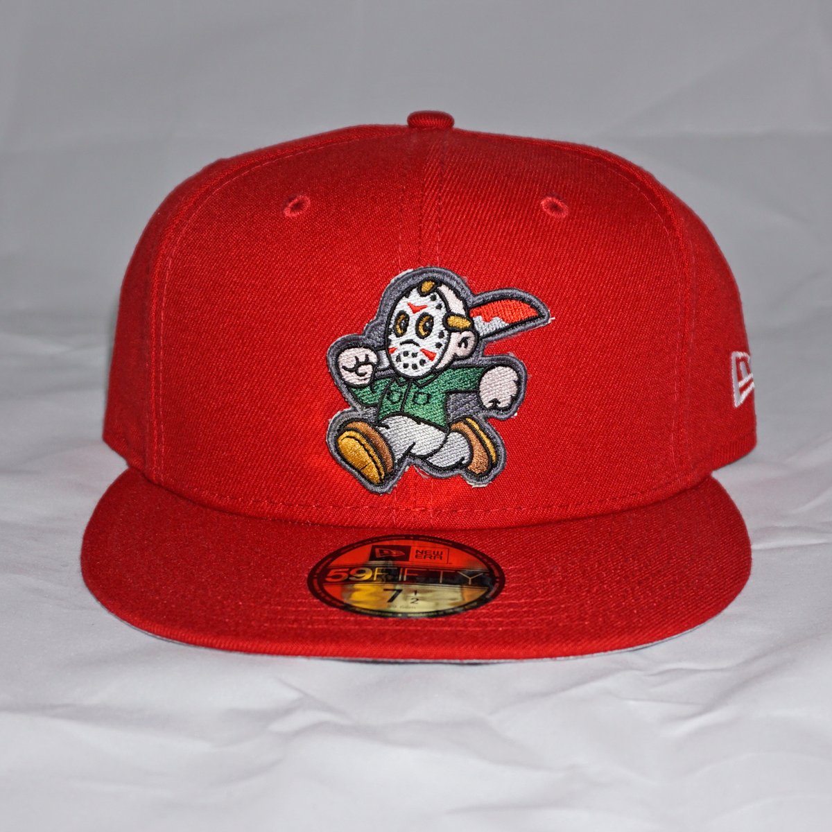 Jason Custom 59FIFTY Red | The Capologists