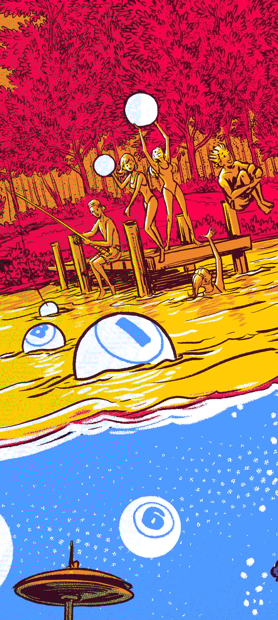 Goose Bingo Tour 2020 JAMES FLAMES Prints Posters Illustration goose-bingo-tour-2020-james-flames-prints-posters-illustration