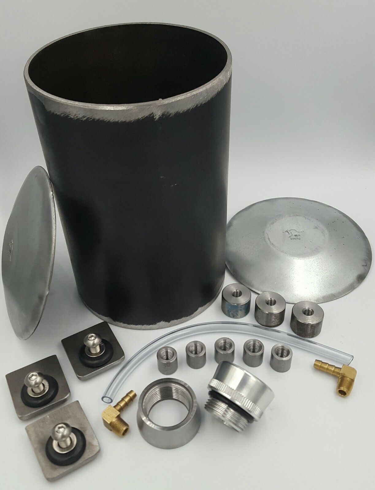Tinworksinc DIY Custom Oil Tank Kit, 4 1/2" Domed Ends, Chopper, Bobber ...