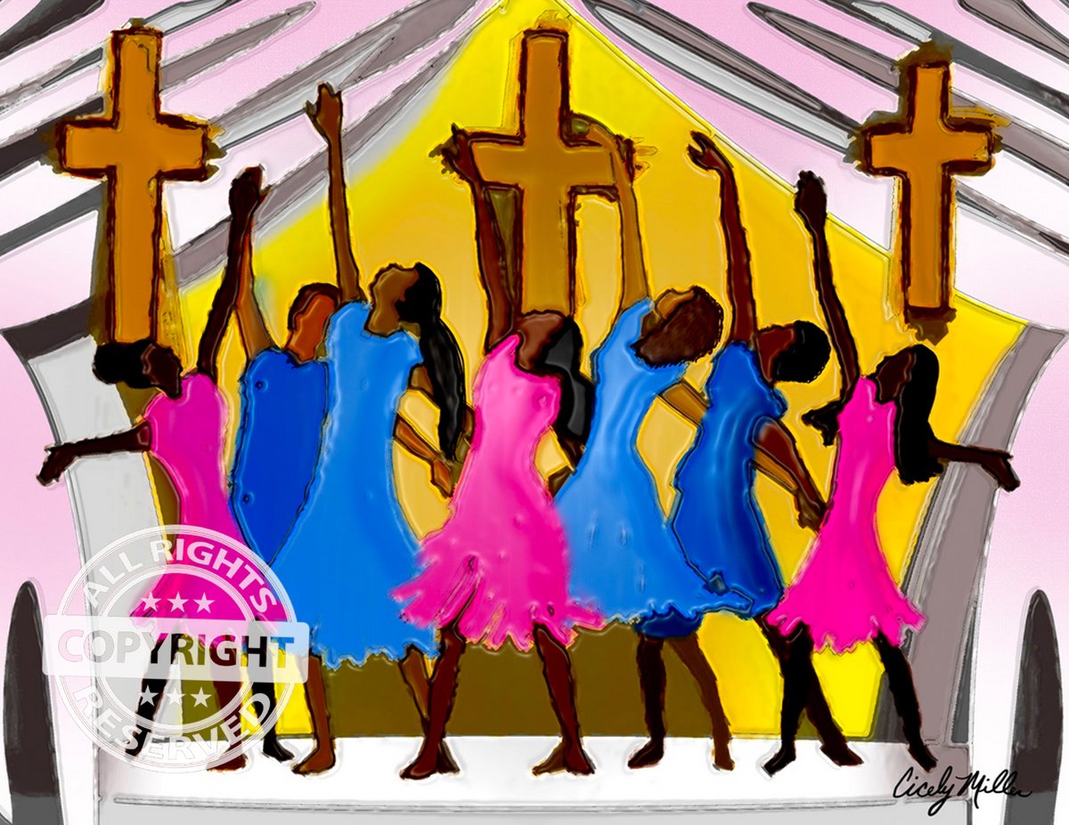 Praise Dancers 3d Virtual Art Gallery And Fundraiser