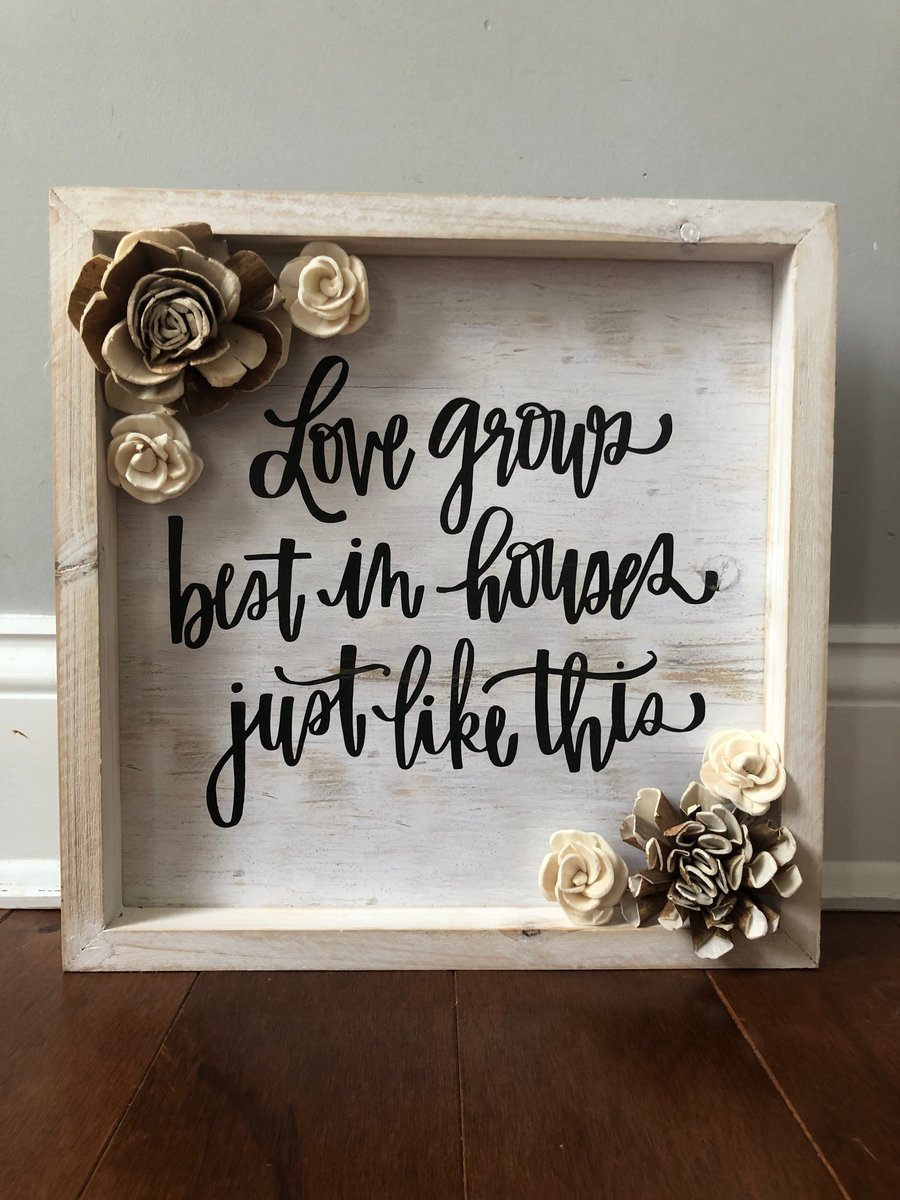 Love Grows Best | Artsy Signs