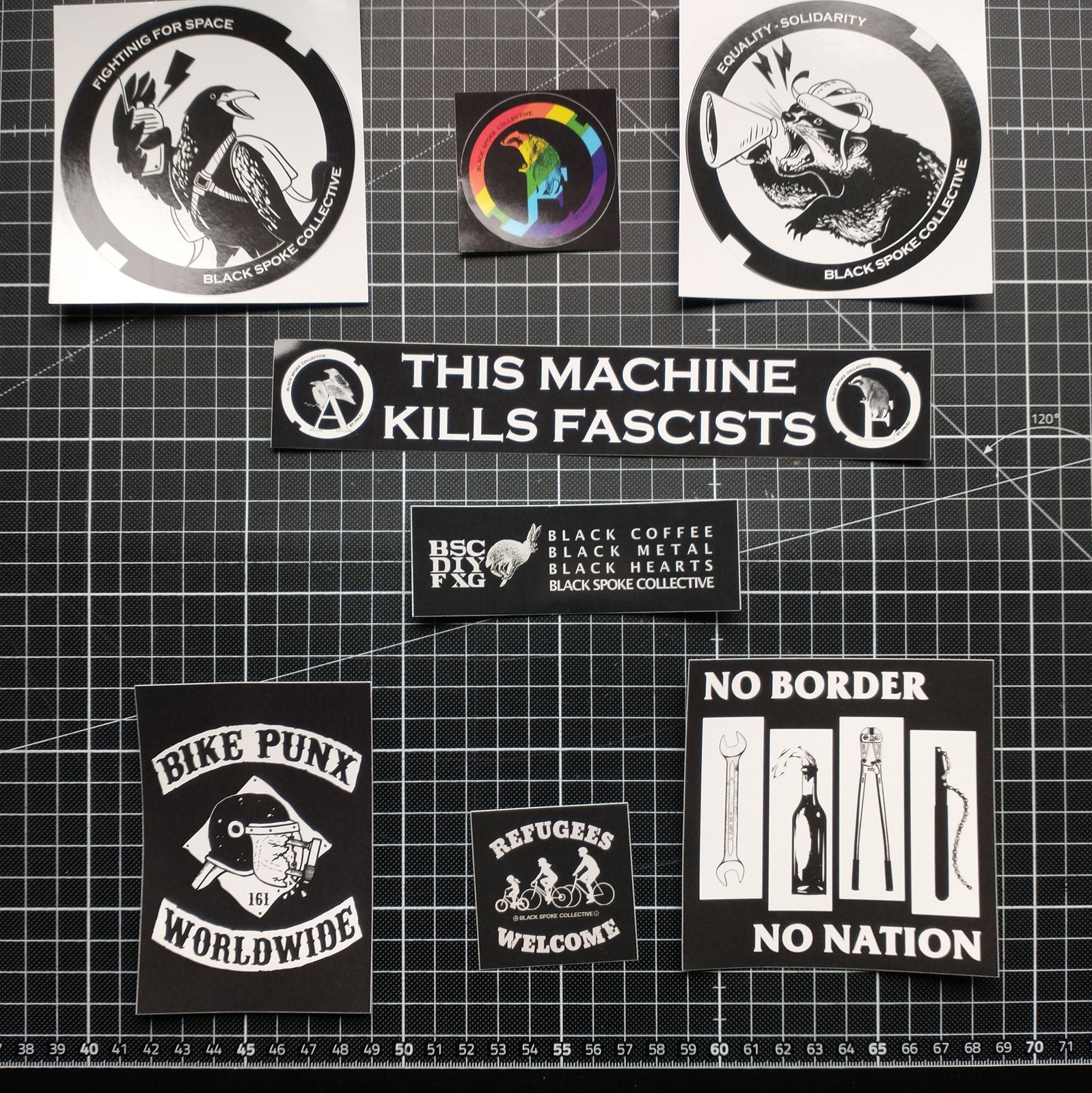 BSC Sticker pack / Black Spoke Collective - St. Pauli