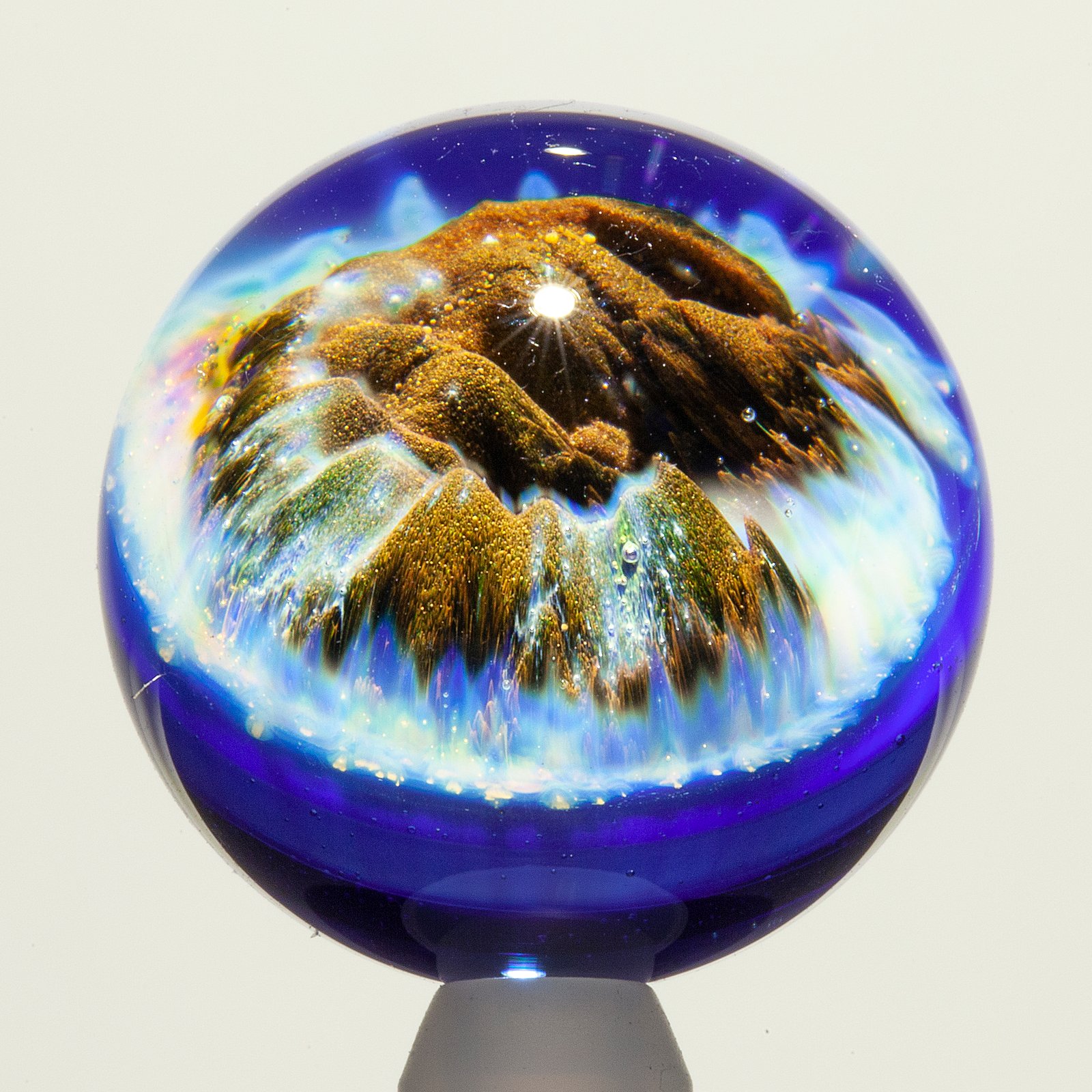 Desert Island Marble 80 / universe marbles