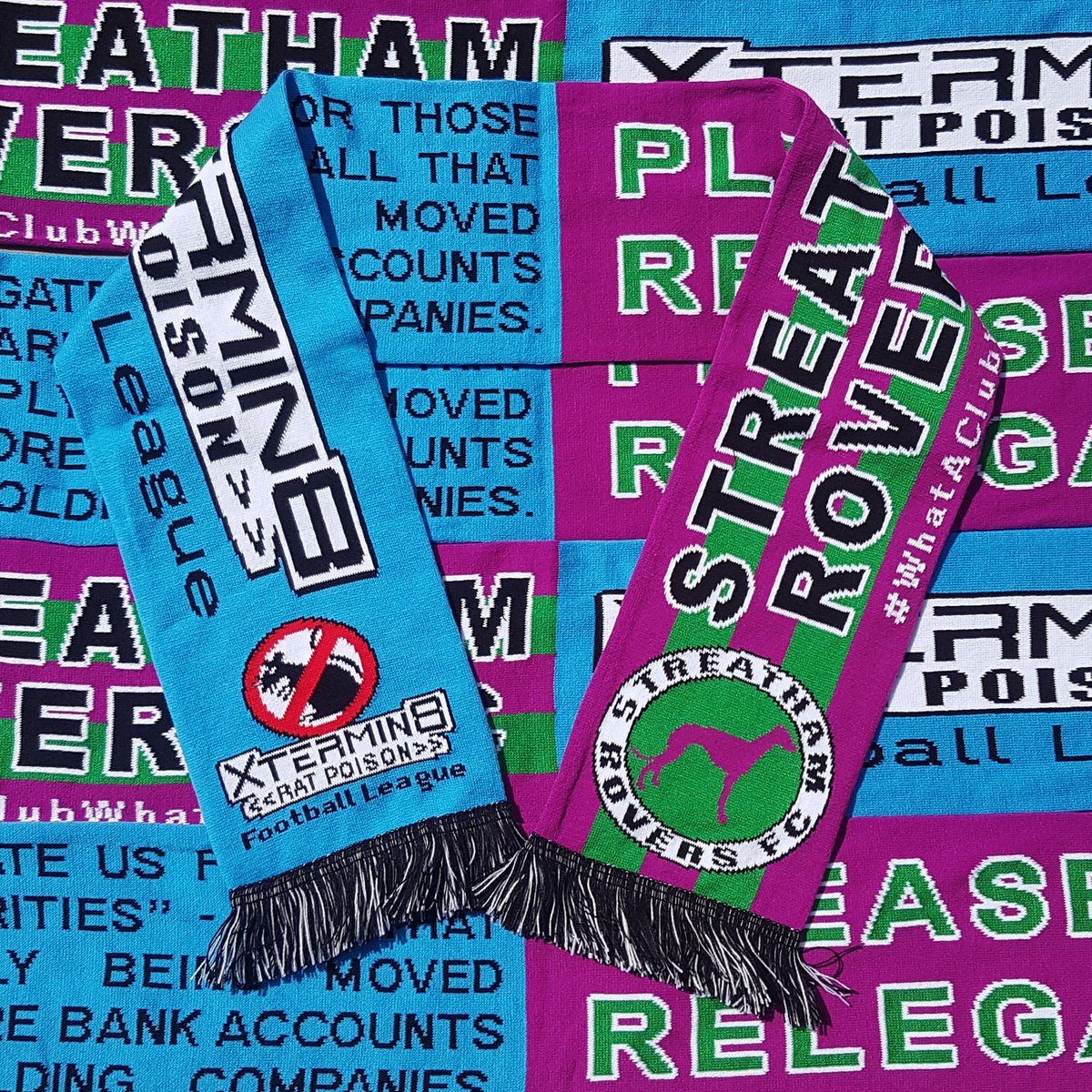 Streatham Rovers FC / Xtermin8 Rat Poison Football League half & half ...