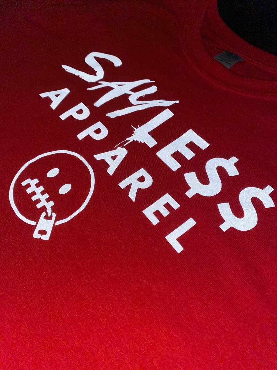 SayLess Apparel Logo T-Shirt (White Reflective) | SayLess Apparel