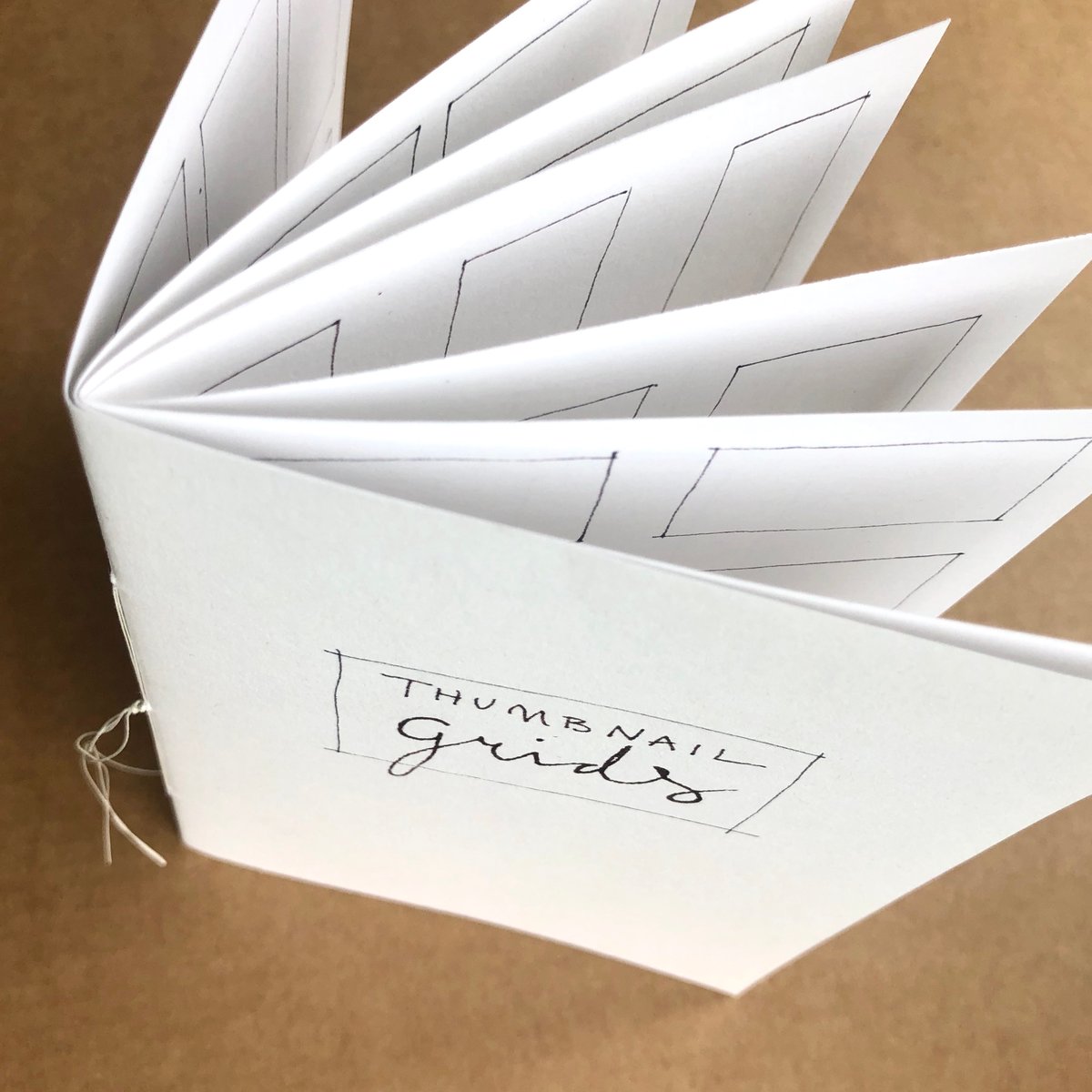 Handmade Thumbnail Grid Sketchbook | Tansy Hargan