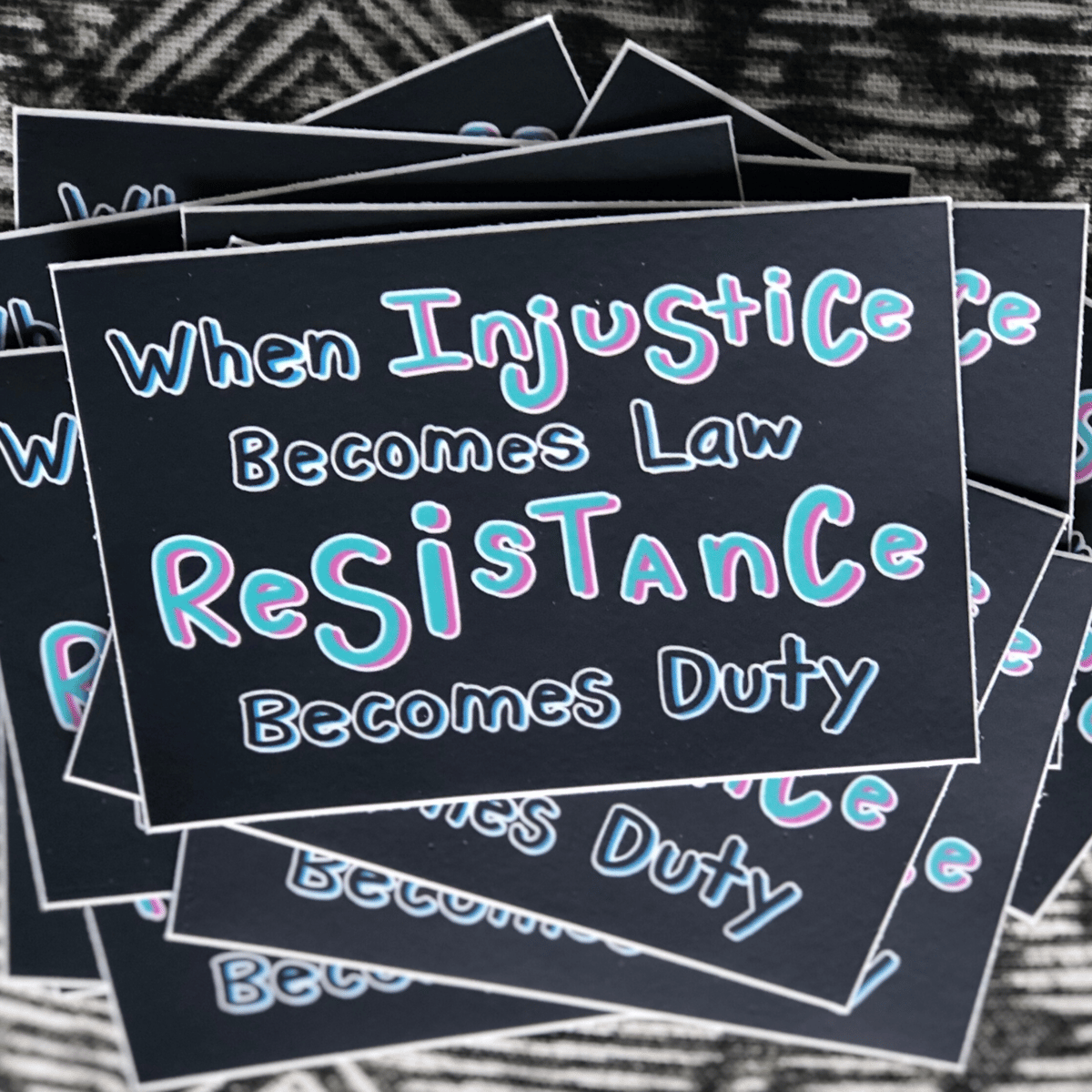 Resistance Sticker | Bitesize Projects