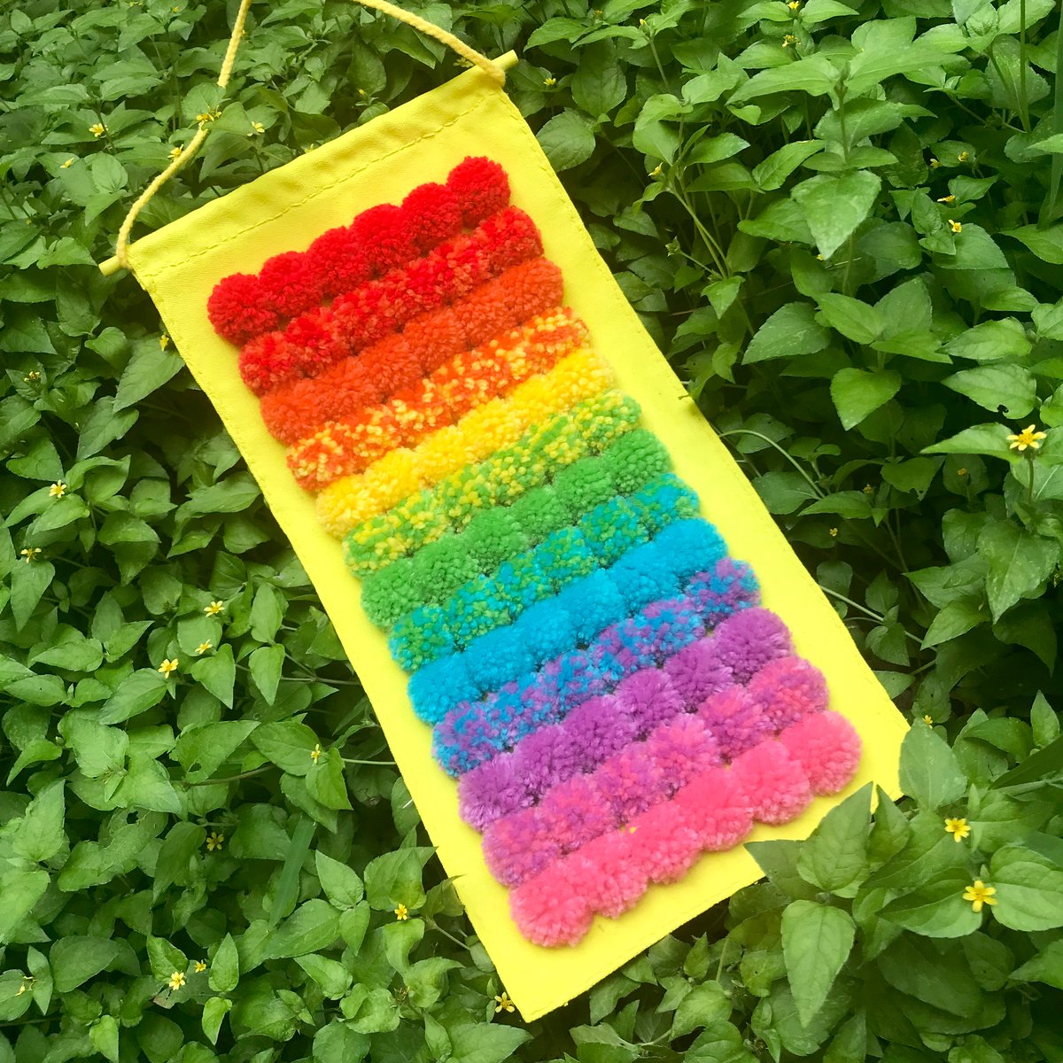 Fluffy Rainbow Wall Hanging | Sunshine Dimension