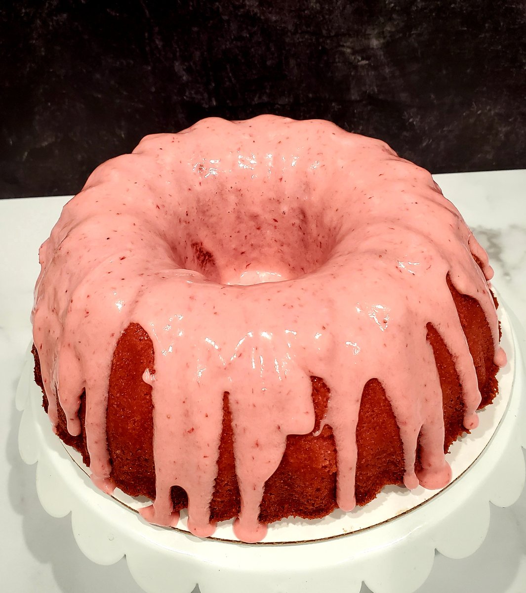 Strawberries & Cream Pound Cake | The Carter Cakery