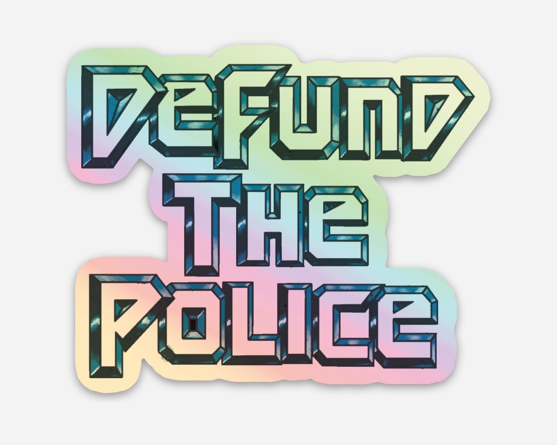 DEFUND Holographic Sticker | FESTER & FLOURISH