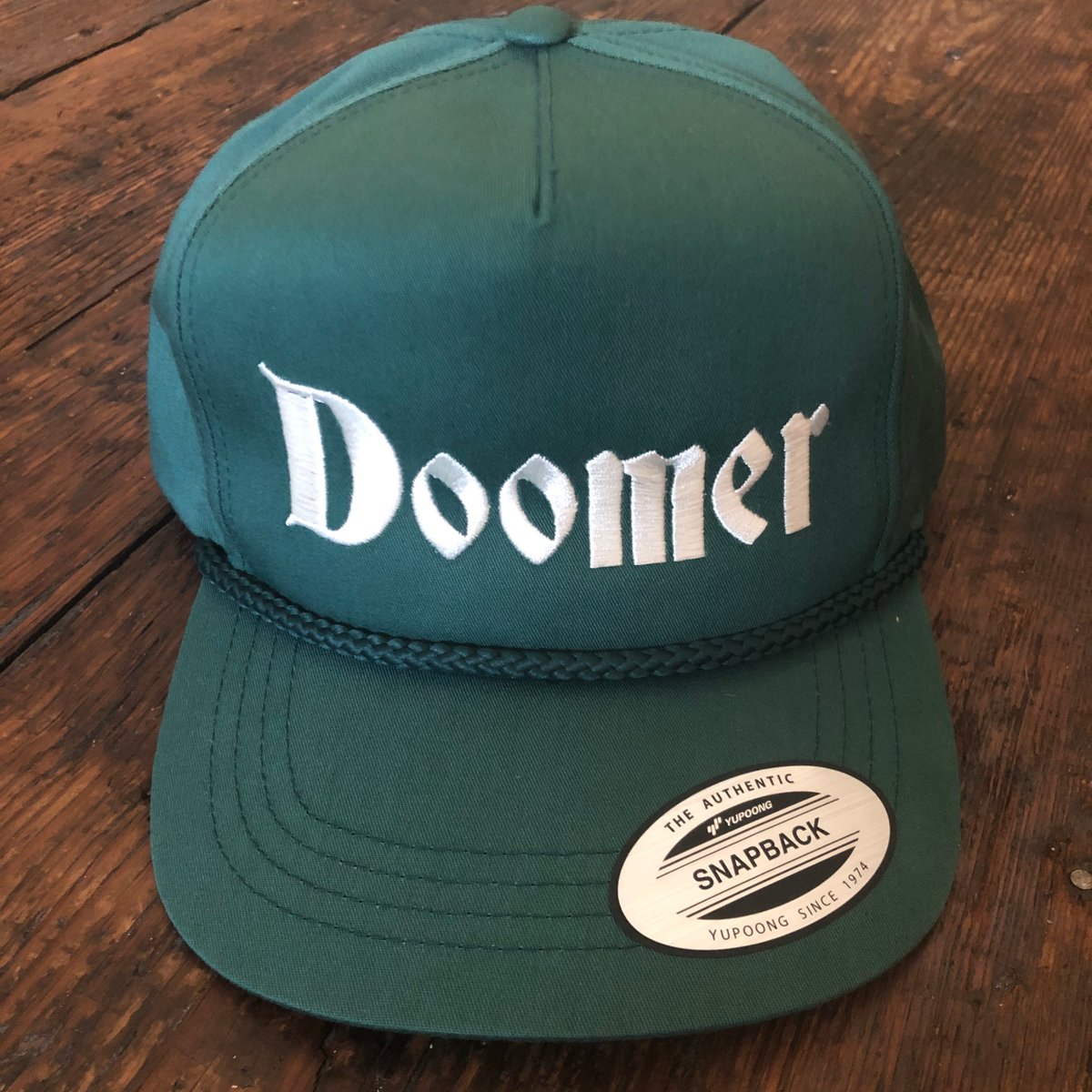 Doomer Hat w/ Adjustable Snap (Spruce Green) | Perpetual Doom