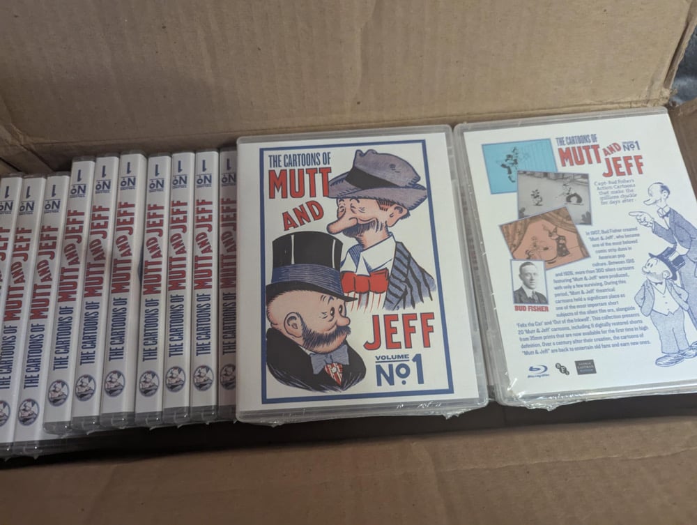 Mutt & Jeff Cartoons Vol. 1 Blu Ray | Rockin Pins