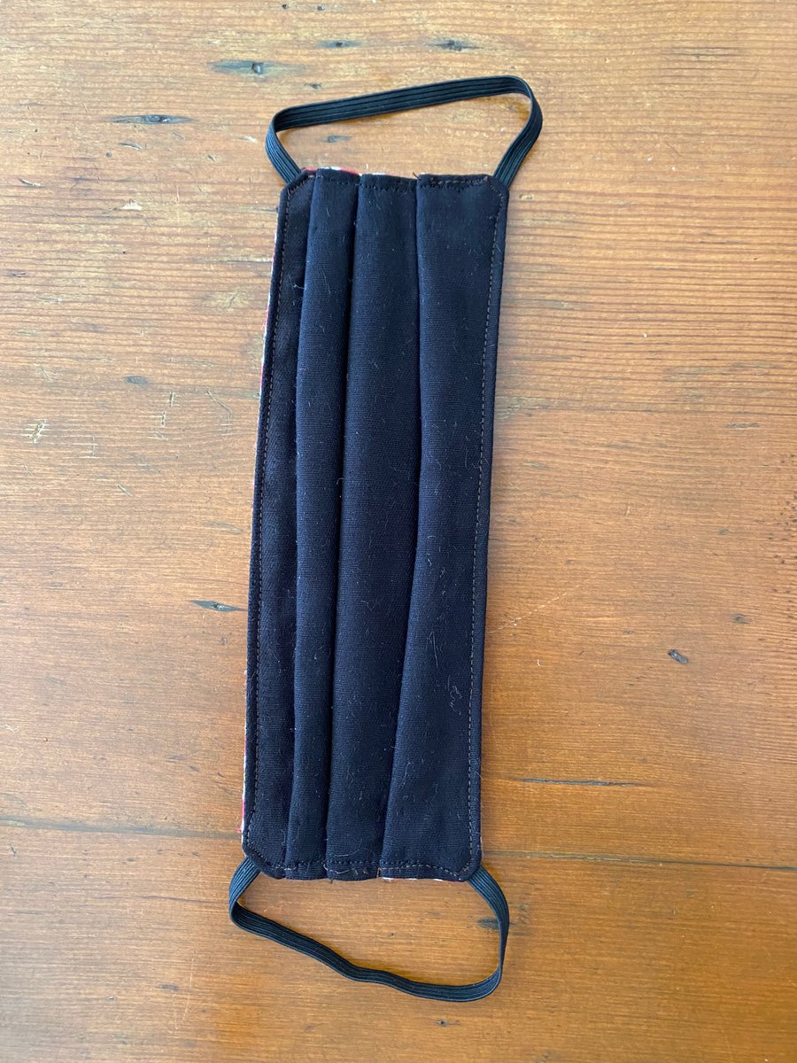 Sneeze and Cough Mask - Black | Greeves St. Recycled