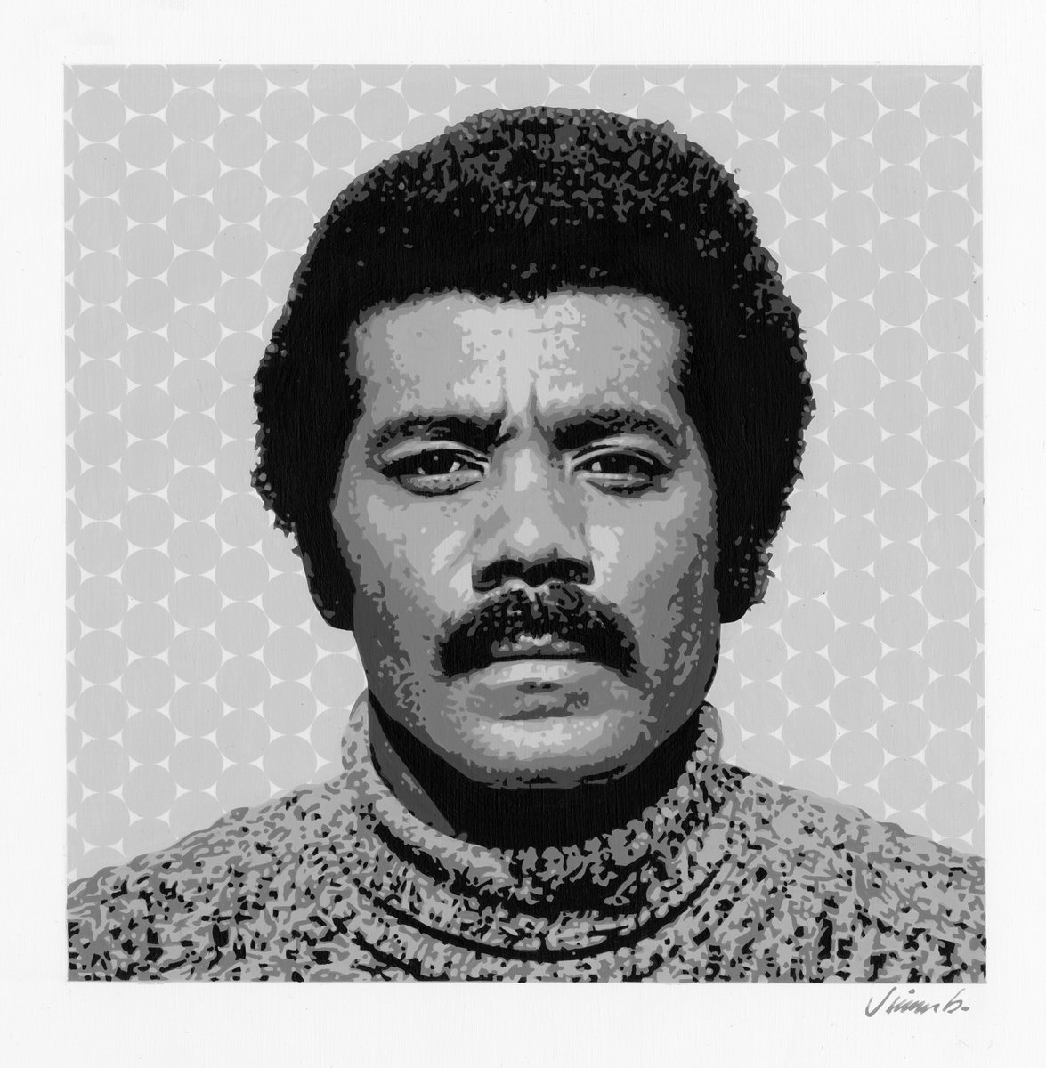 THALMUS RASULALA acrylic painting | Jim Blanchard Art