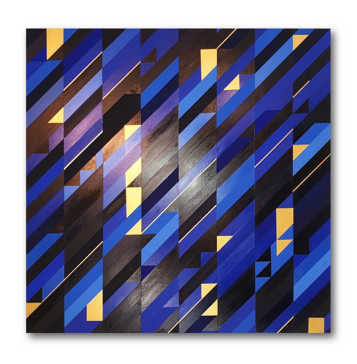 'Refraction' ~ acrylic on marine ply | Anna Leyland - Artist & Designer