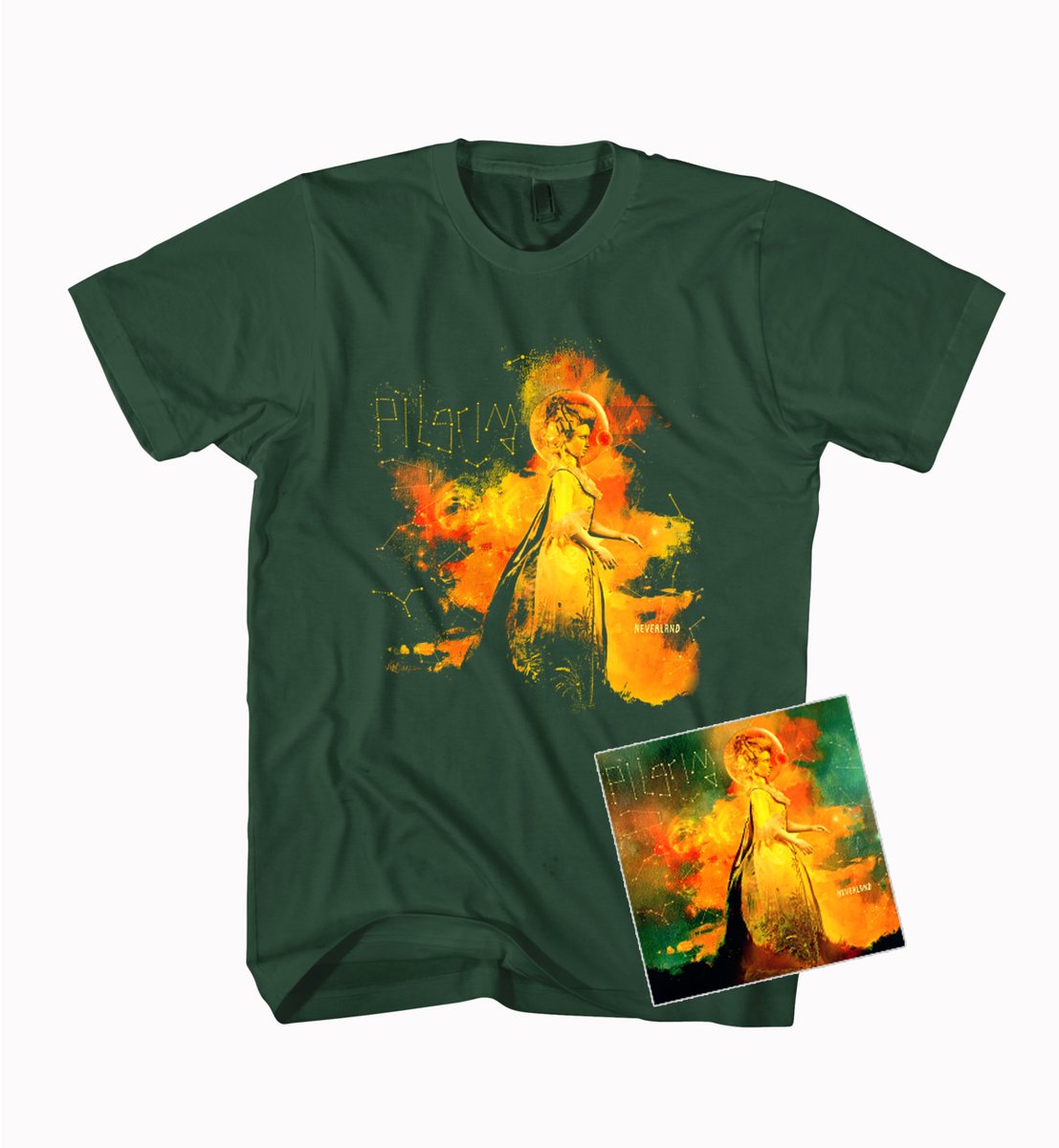 Pilgrim EVERGREEN Tee + VINYL Bundle | PilgrimAthens