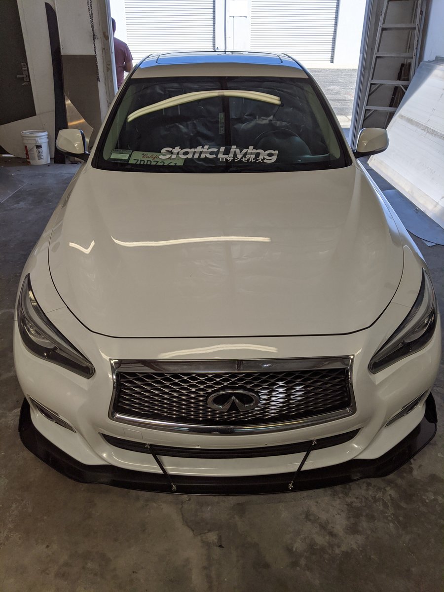 Infiniti Q50 Premium Front Splitter | StreetDesignsSD