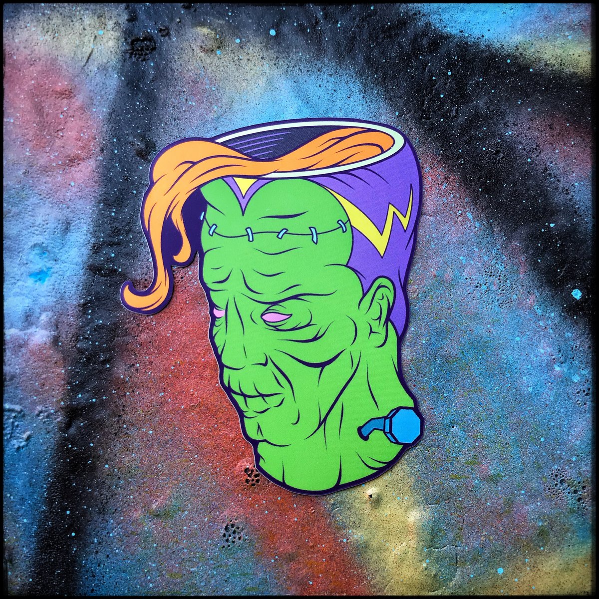 Franken-schtein holographic sticker | CROM WORX