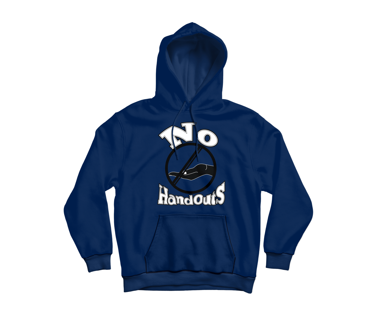 No Handouts Royal Blue Hoodie / No Handouts Apparel