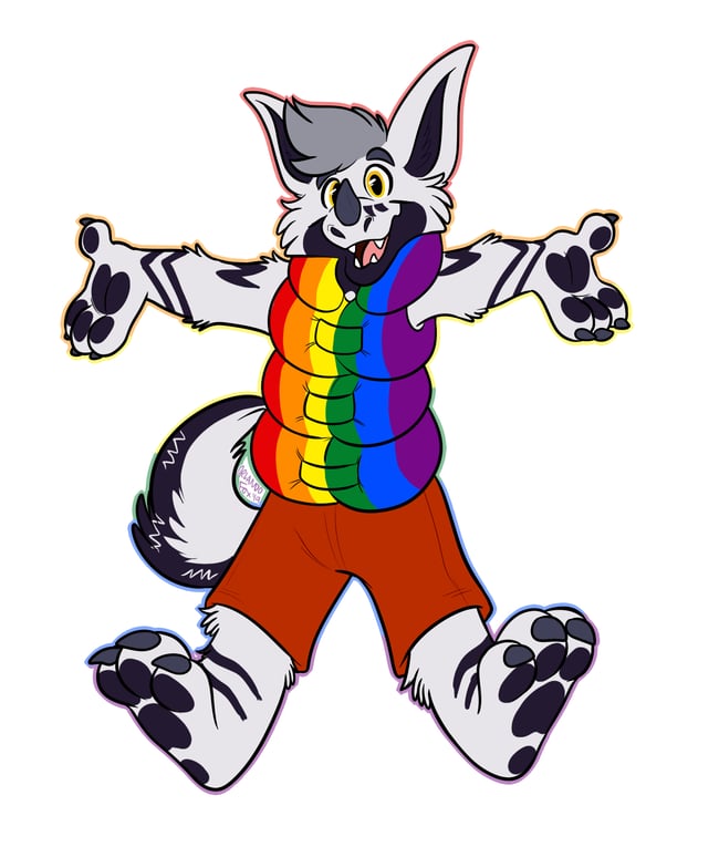 Pride Month Life Jacket Sticker | BetaEtaDelota
