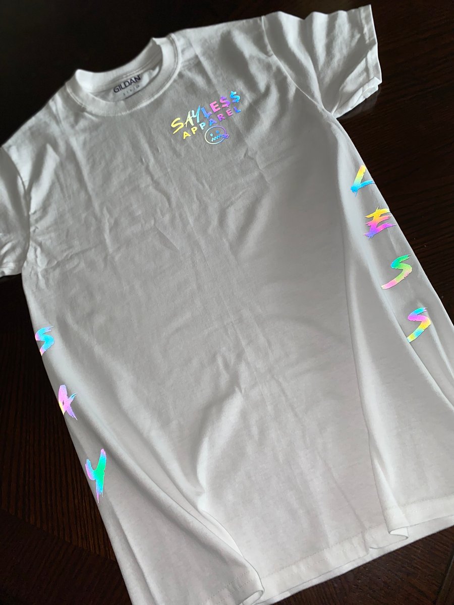 “Say Less” Rainbow Reflective T-Shirt | SayLess Apparel