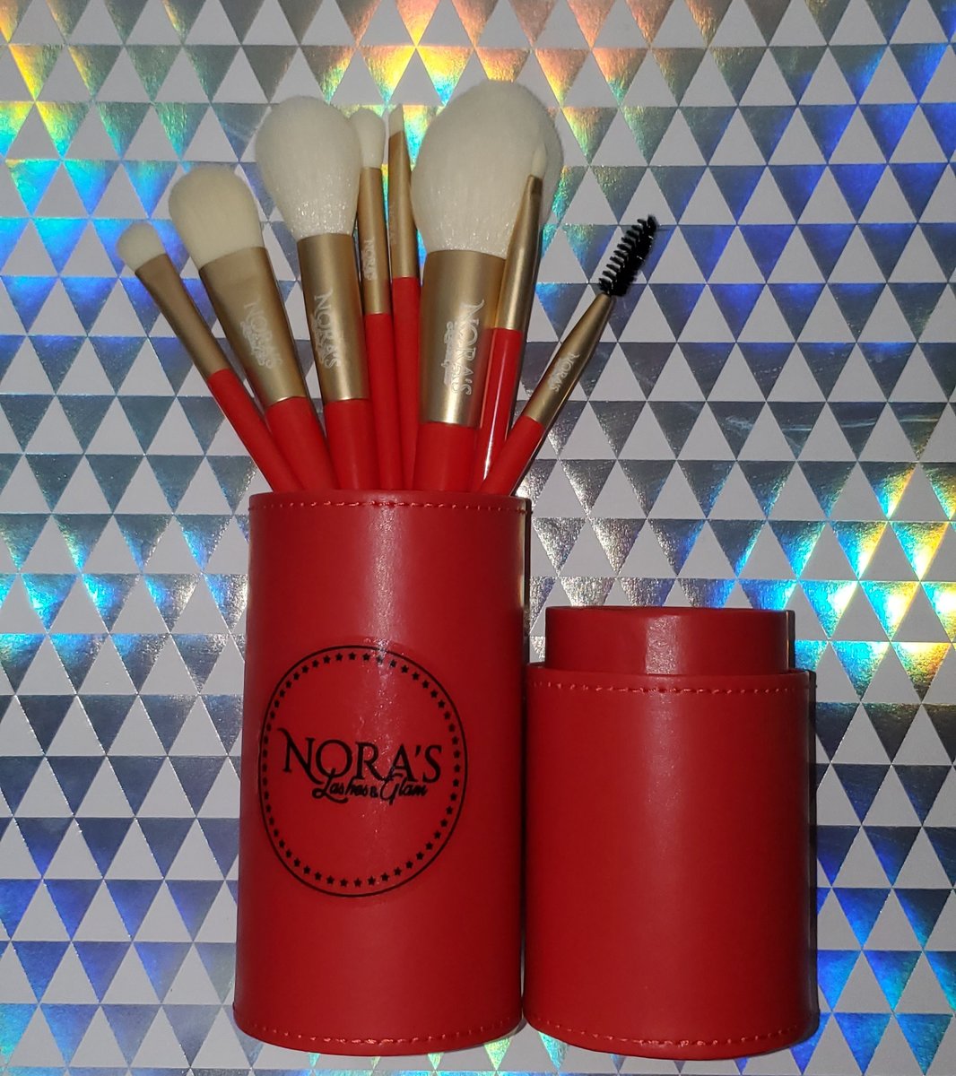 Red Makeup Brush Set | Noraslashes
