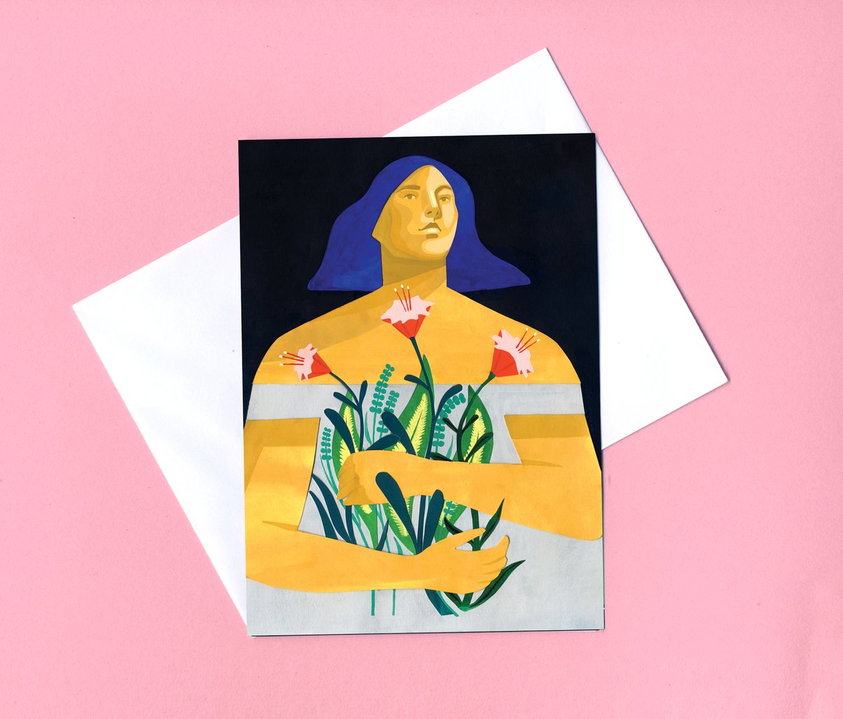 Ella greetings card | Olivia Waller