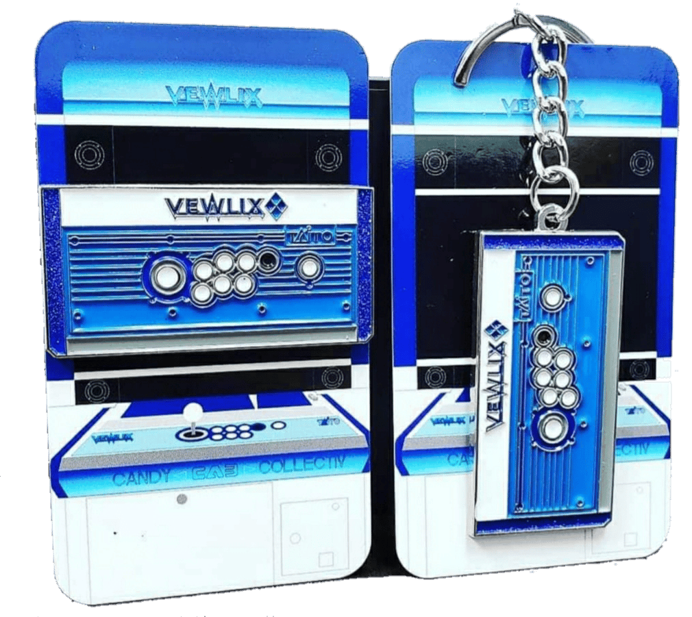 Vewlix Diamond Blue, Black, Red & Orange Pin and Keychain | Arcade ...