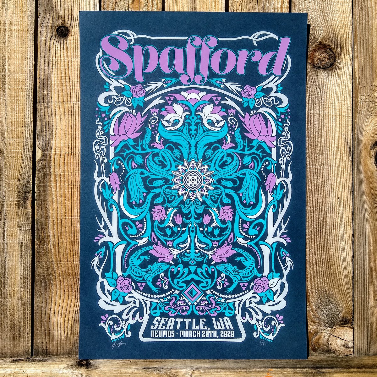 Spafford Seattle, WA Poster 3-28-2020 | Spafford Prints