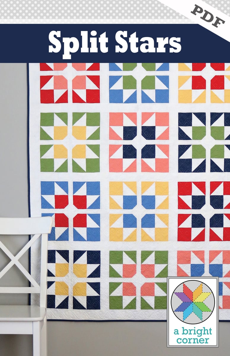 Split Stars Pattern - PDF Version | A Bright Corner