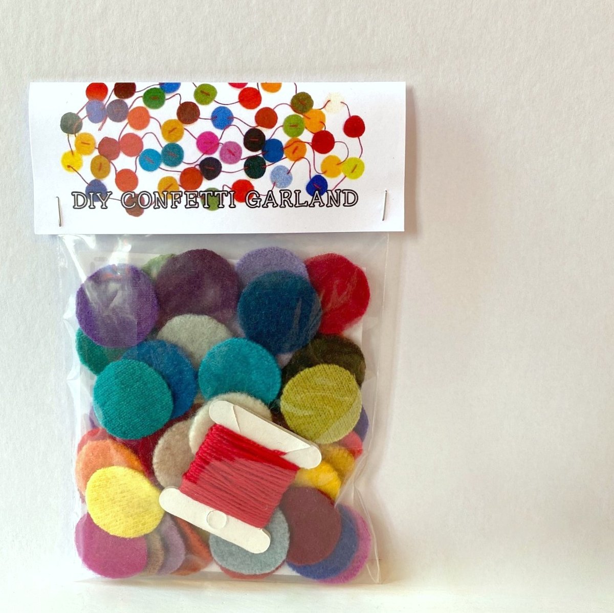 DIY Confetti Garland | The Crafty Squirrel