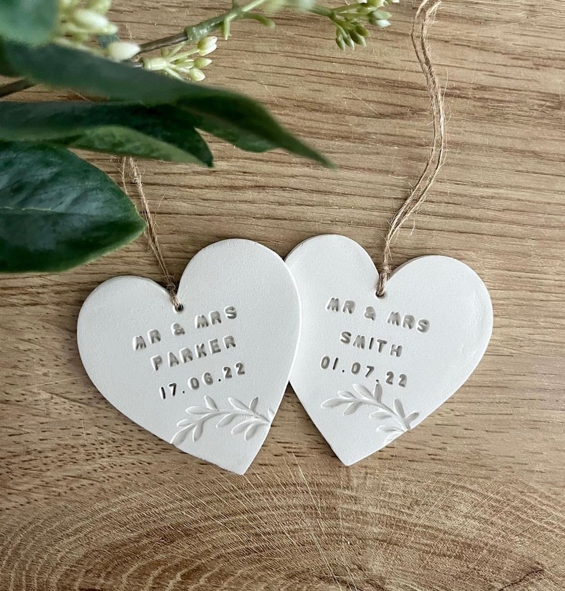 Wedding gift clay heart | House of Sidney