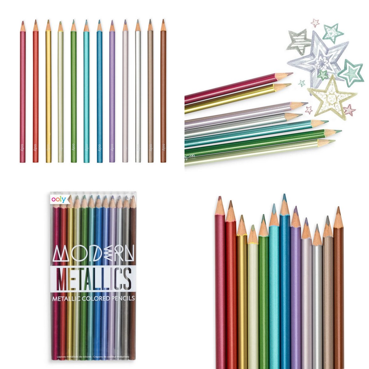 Metallic pencils | The Crafty Squirrel