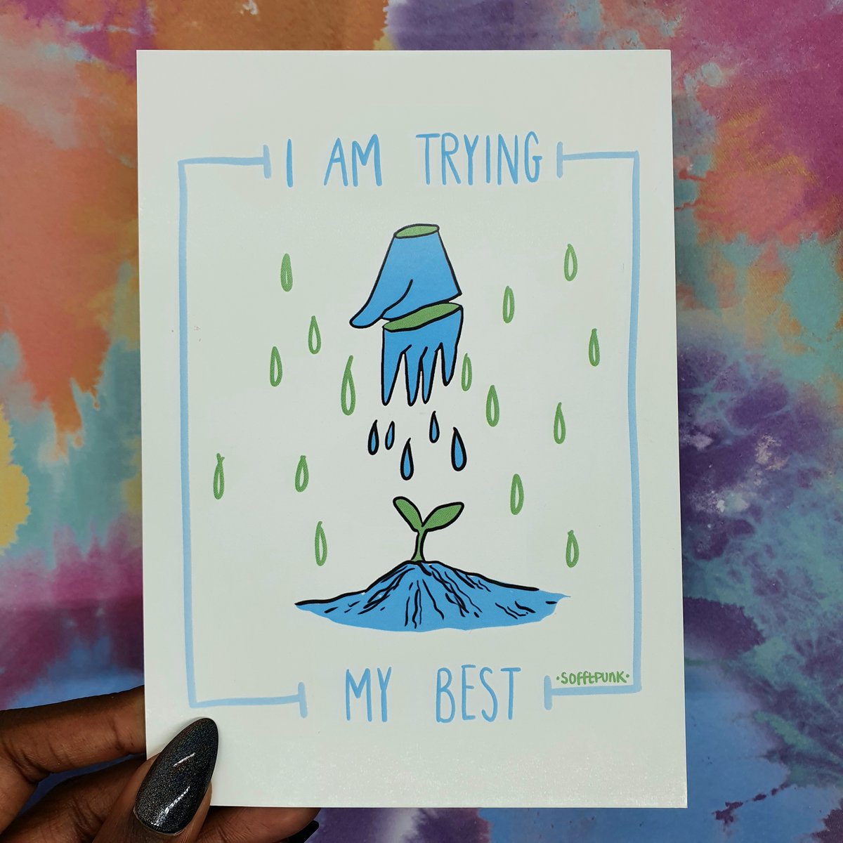 Our Best / Our Faith Postcard Prints | Sofftpunk