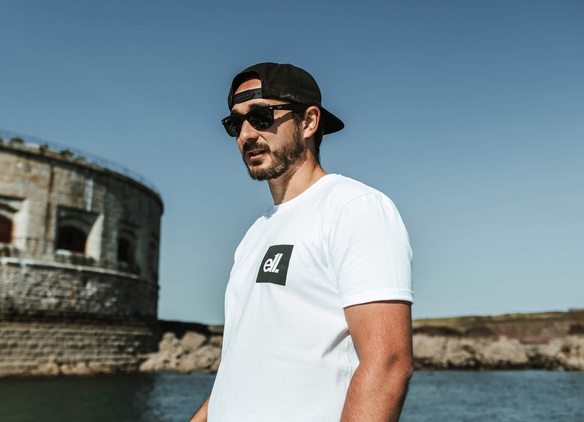 White / black square E11 logo | E11evens