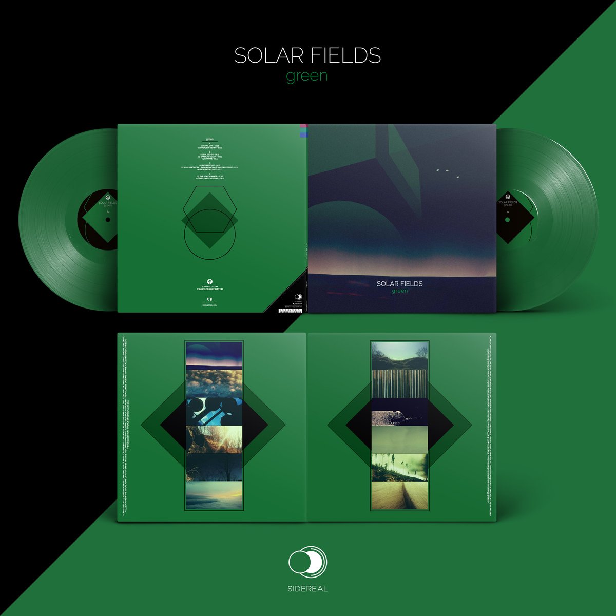 Solar Fields "Green" 2LP (solid green vinyl) | sidereal