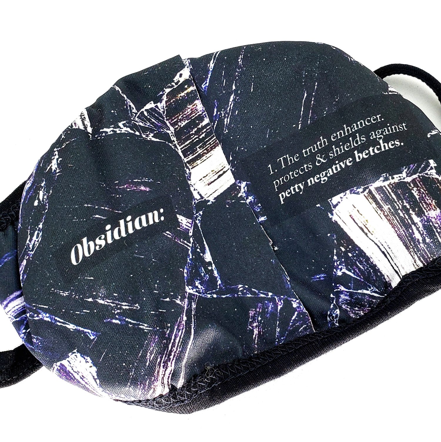 Obsidian Stone Face Mask | Leon y Luna
