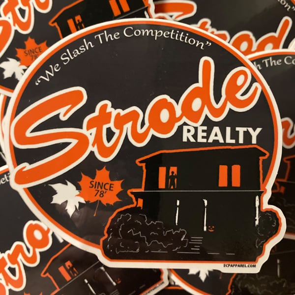 “Strode Realty”-Die-cut Sticker | East Coast Pyratz Apparel