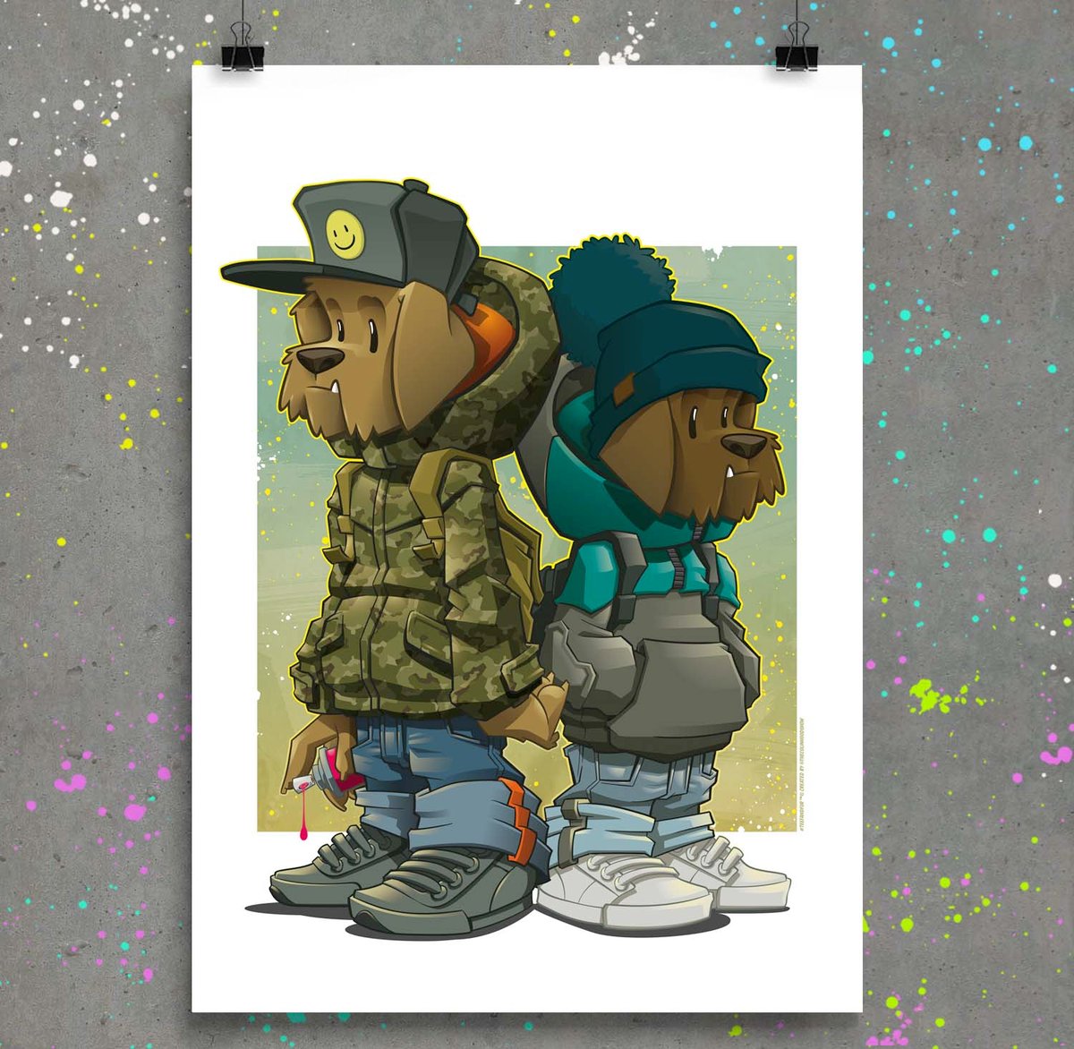 Teef & Fur Print | Growl & Grandeur