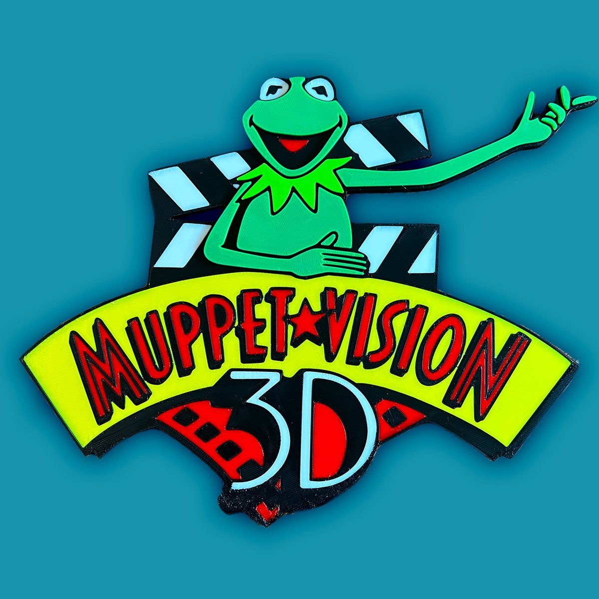 Muppet Vision 3d Sign | Primeval Prints