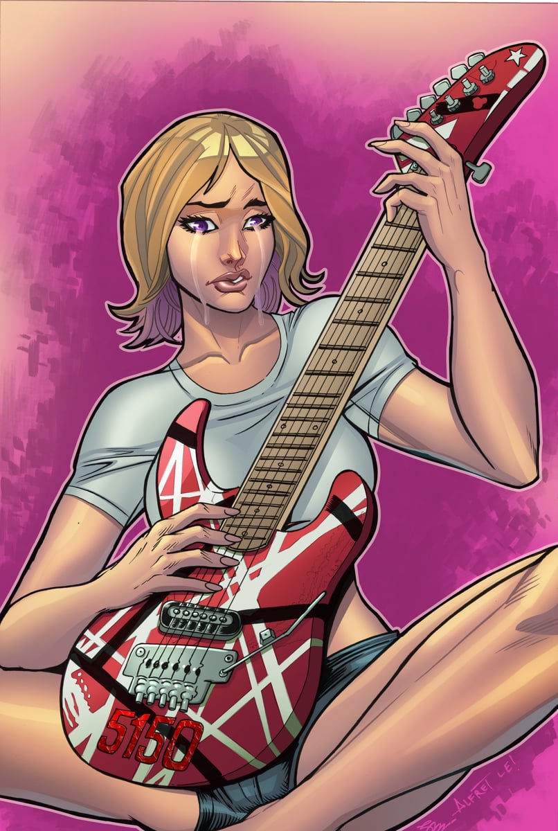 Totally Rad Life Of Violet 1 Eddie Tribute B Totally Rad Comics