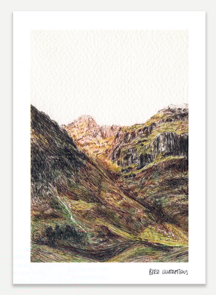 Mountain range | Biro illustrations