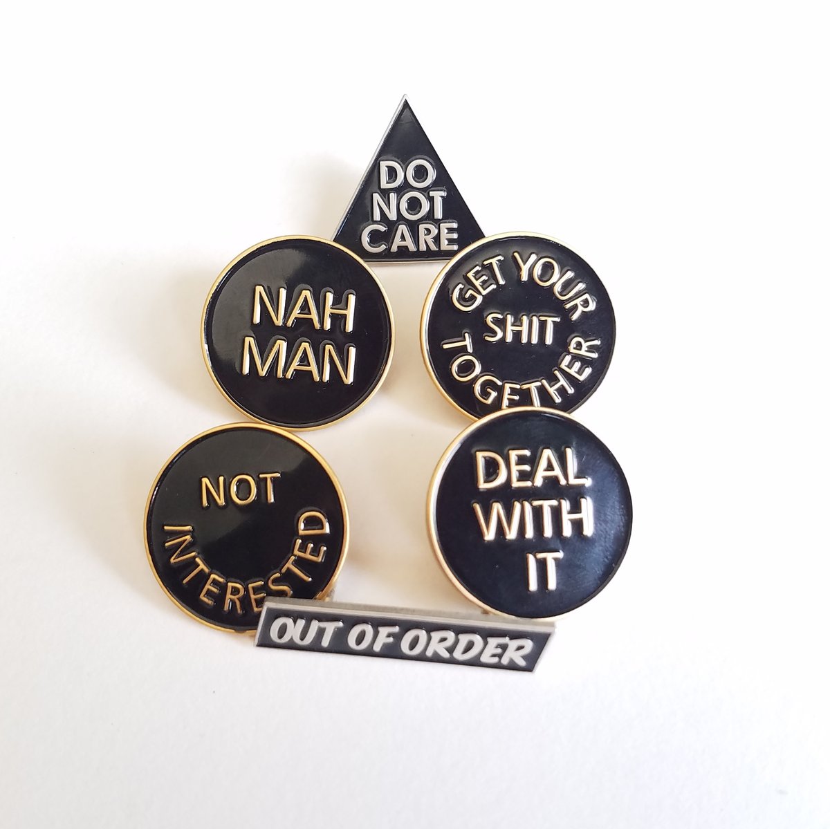Slogan Pins | Secret Headquarters