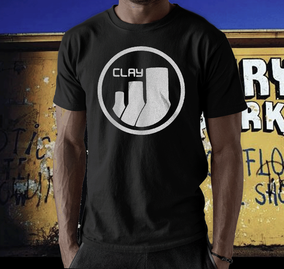 Clay Records t shirt | zee press vintage