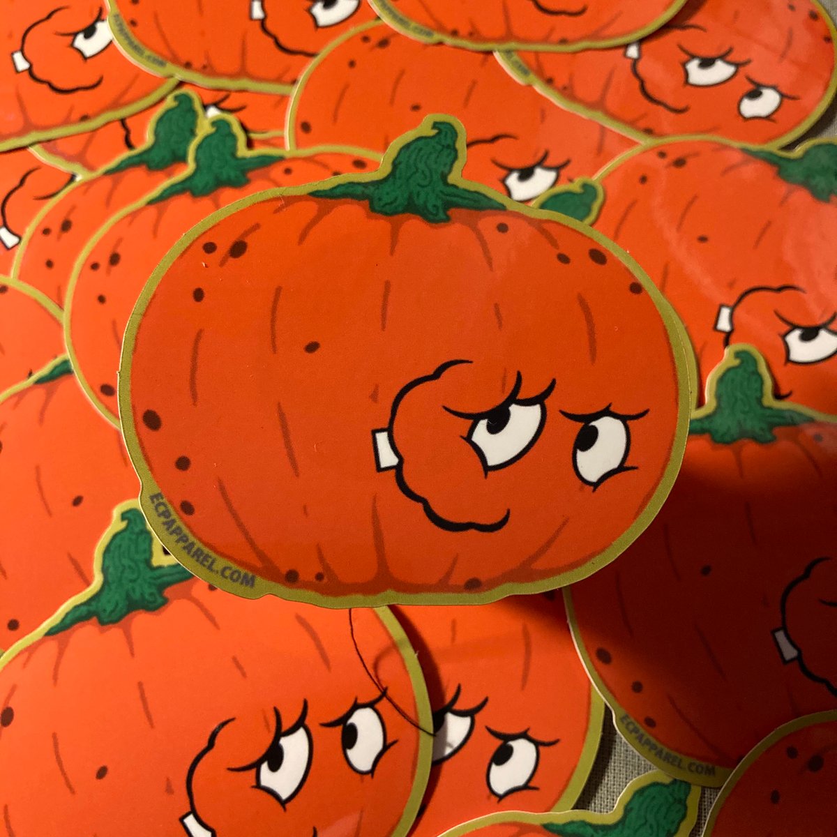 “Pumpkin Wad” Die- Cut Sticker | East Coast Pyratz Apparel