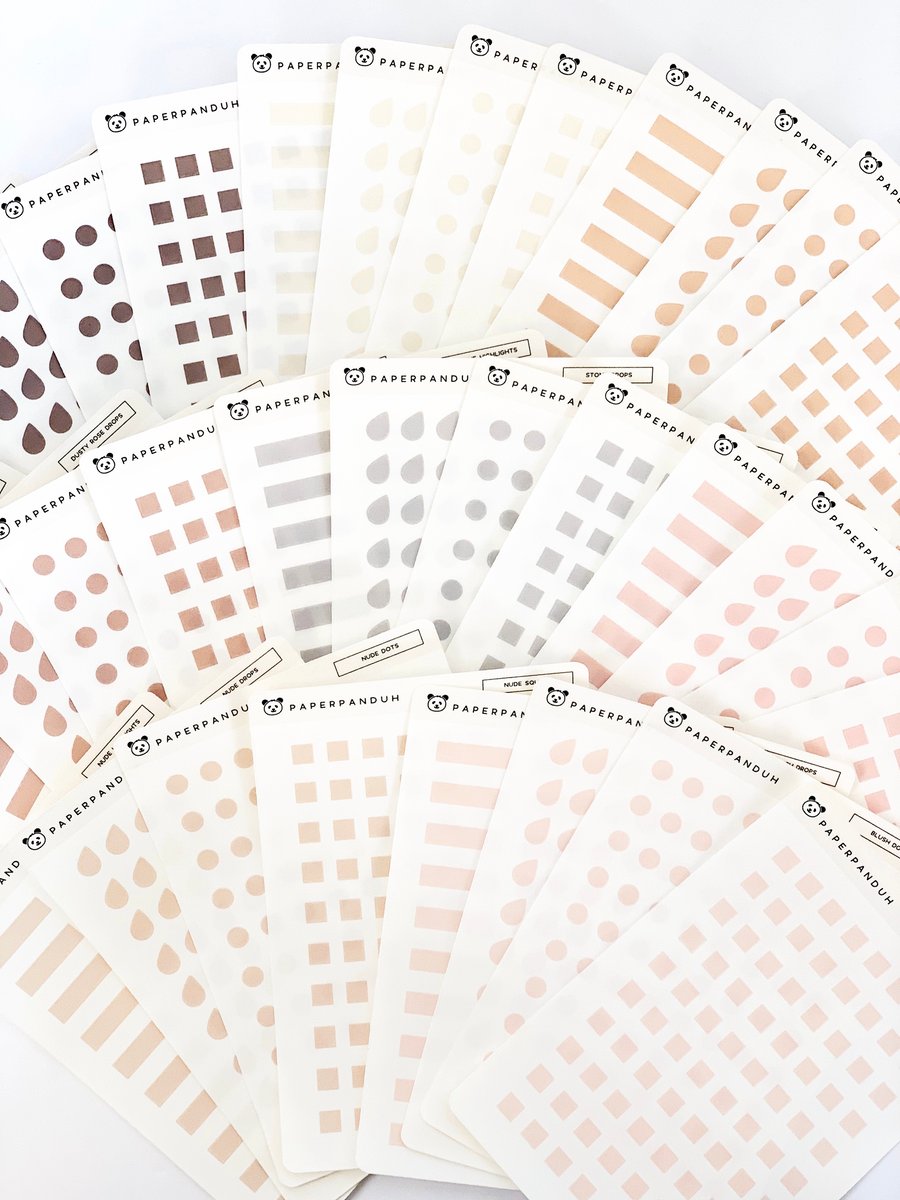 Neutral Transparent Shapes | paperpanduh