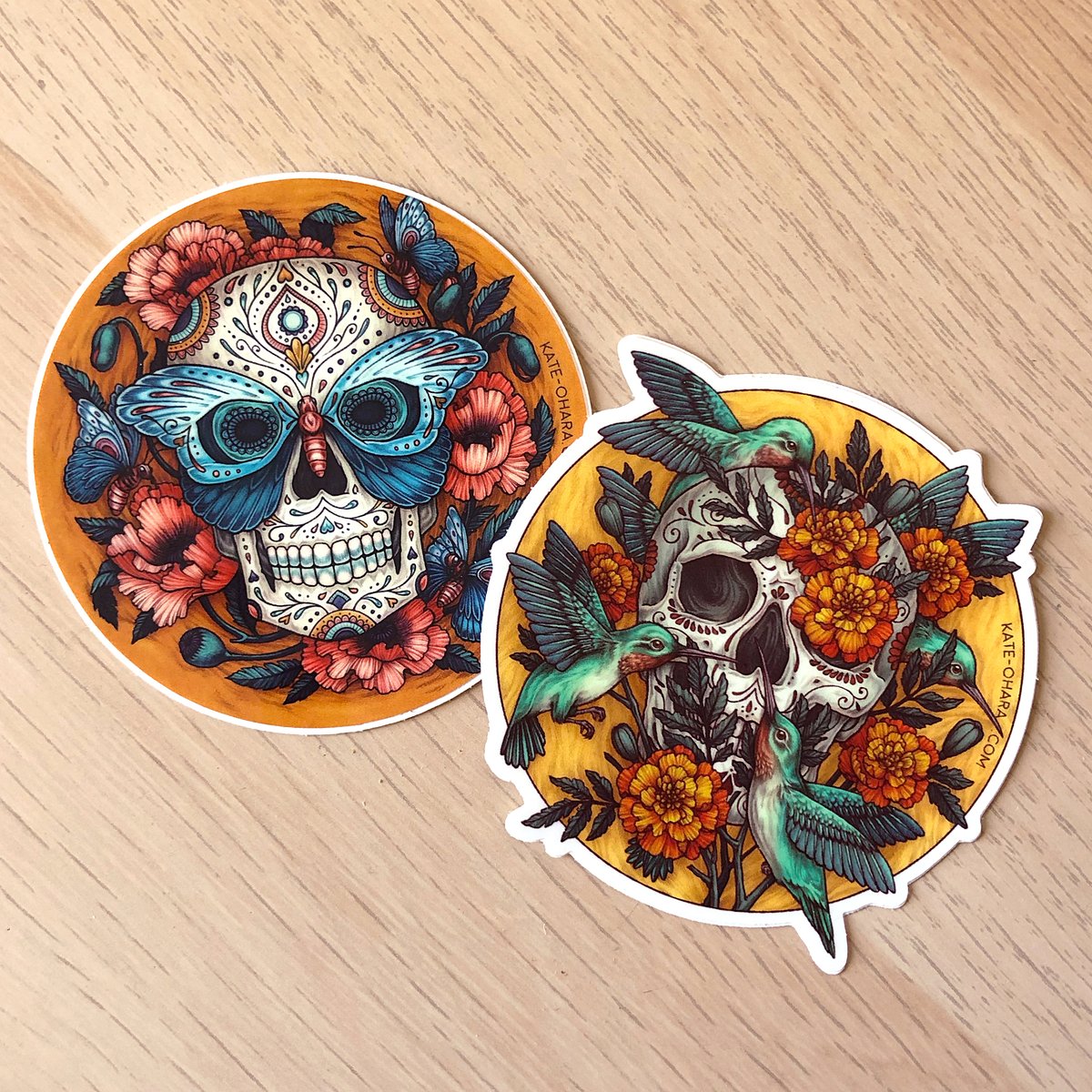 Day of the Dead Sticker Pack | Kate O'Hara