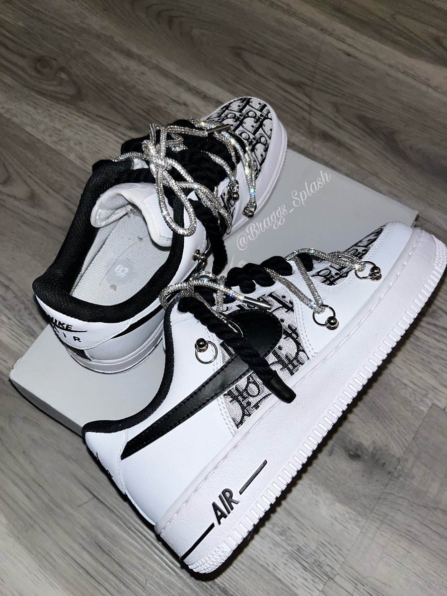 Disco Dior 🪩 | Braggs Custom Sneakers ️